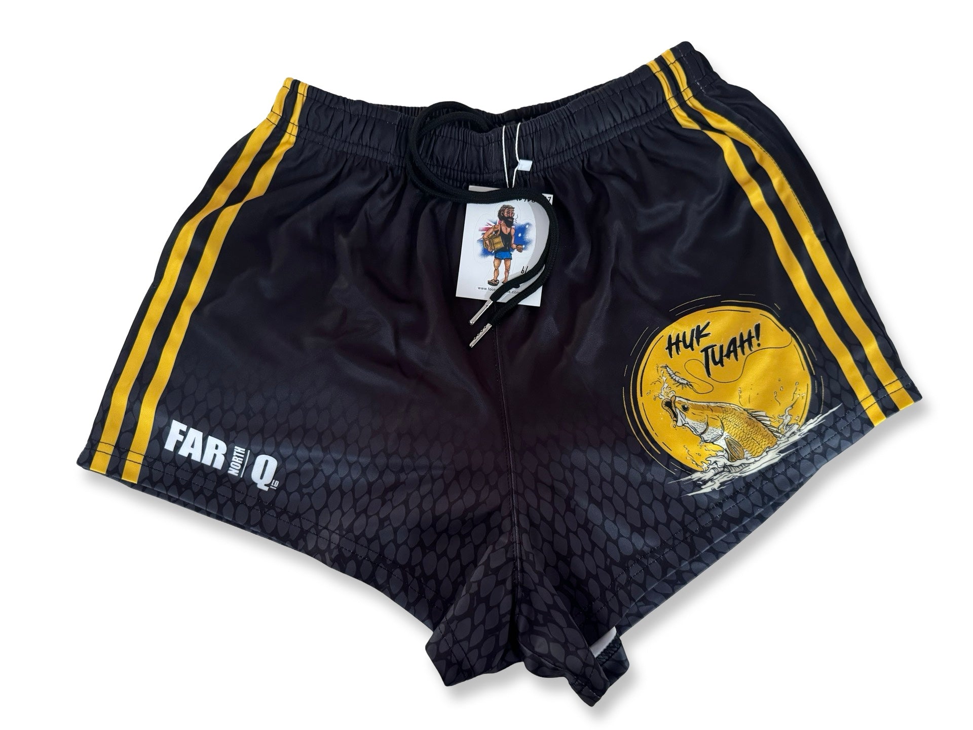 🔥NEW🔥 Footy Shorts - Huk Tuah, Barra Spit – Far Q Apparel